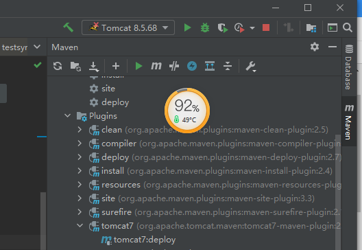 org.apache.catalina.LifecycleException: Failed to stop componen [StandardEngine[Tomcat ...
