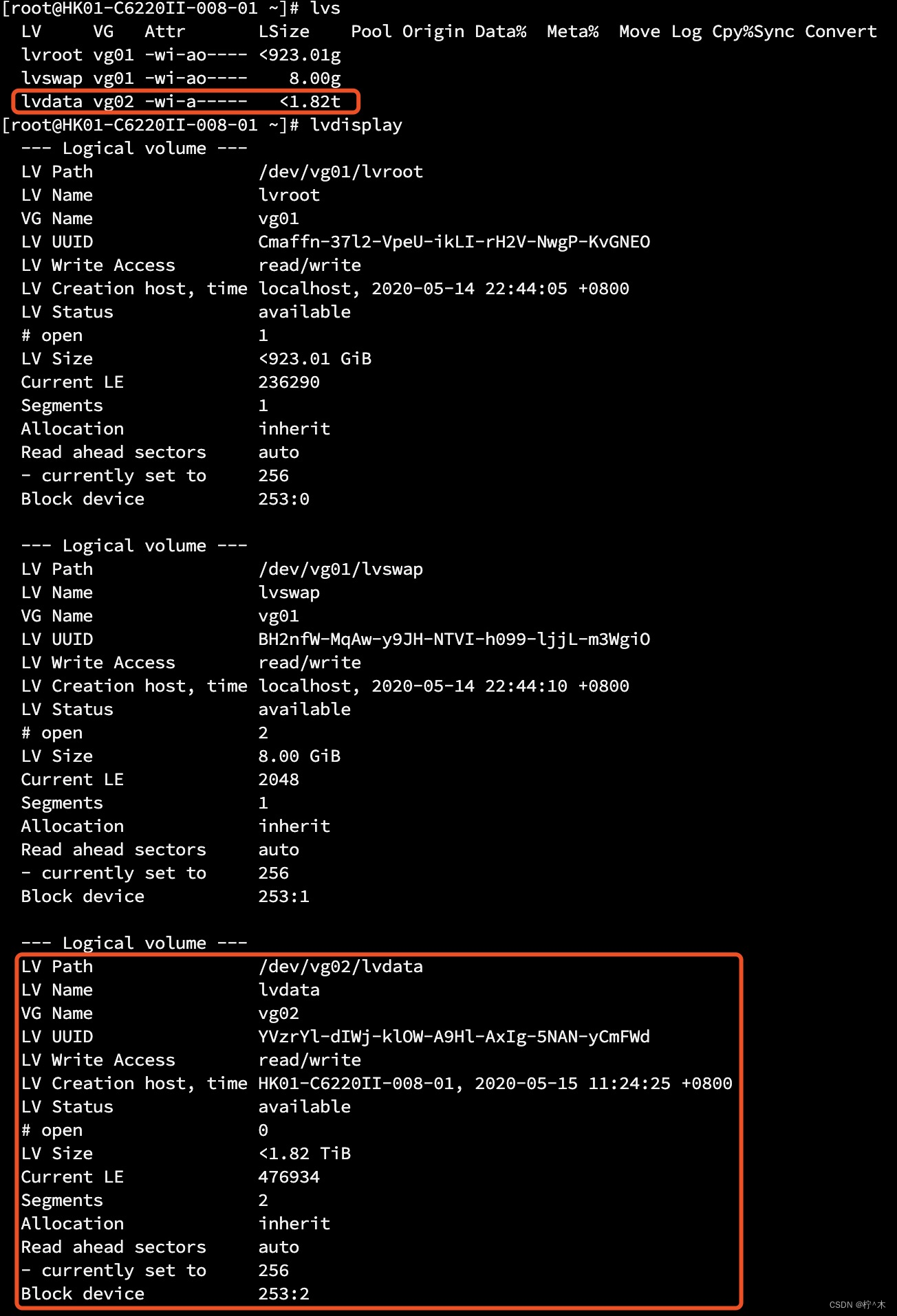 LVM逻辑卷管理_lvcreate -l 100%-CSDN博客