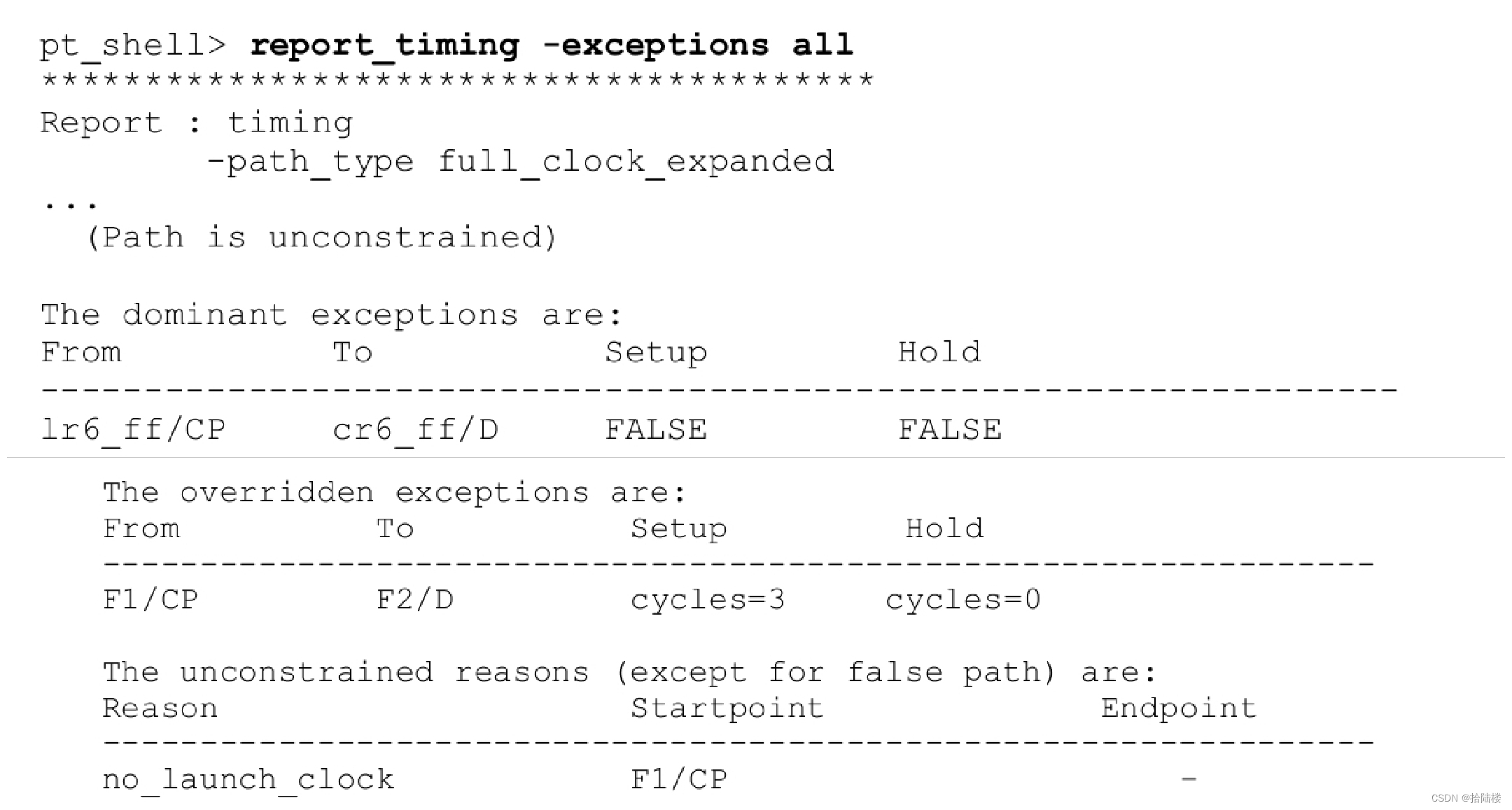 PT：report_timing实用技巧_report_timing详解-CSDN博客