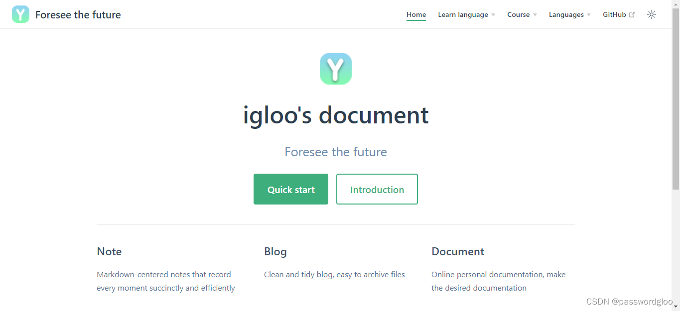 Vuepress2.X从0-1保姆级入门教程（二）_passwordgloo的博客-CSDN博客