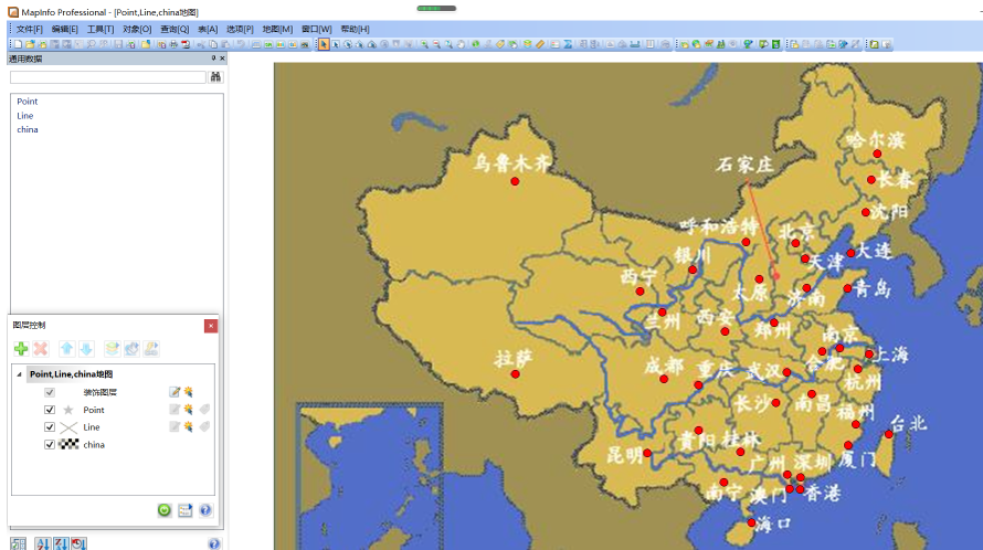 MapInfo数据表的基本操作与使用_mapinfo 根据表创建折功能使用-CSDN博客