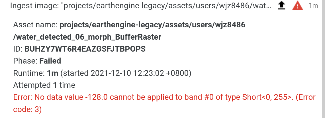 ArcGIS矢量转栅格结果，不能上传GEE（Google earth Engine）_error: no data value 256.0 cannot be applied to ba-CSDN博客