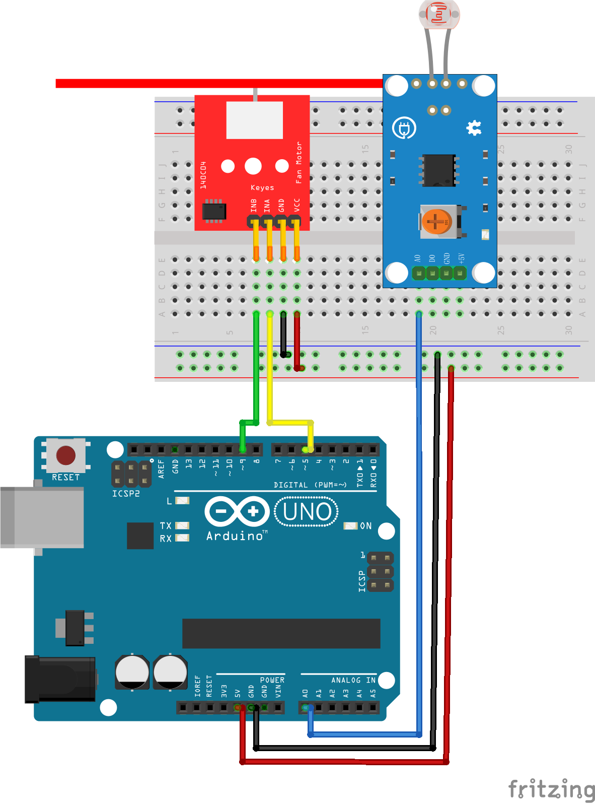 Fritzing软件绘制Arduino面包板接线图传感器模块库文件198-CSDN博客