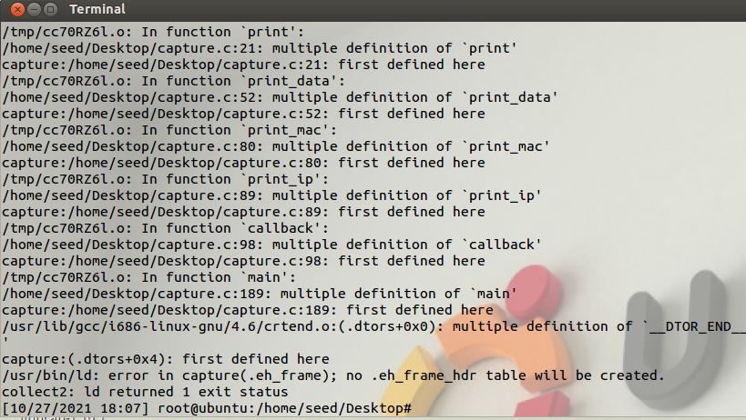 『网安产品开发实践』Linux编程-使用Libpcap库捕获局域网中的IP包_linux libpcap 捕获时间-CSDN博客