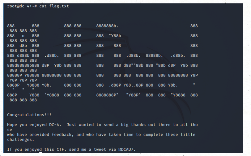 Vulnhub靶机:DC-4渗透详细过程_dc4靶机渗透-CSDN博客
