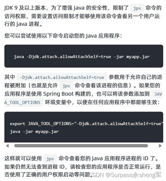 [命令行终端输入jps查不到进程ID]解决指南_jps无法查看进程-CSDN博客