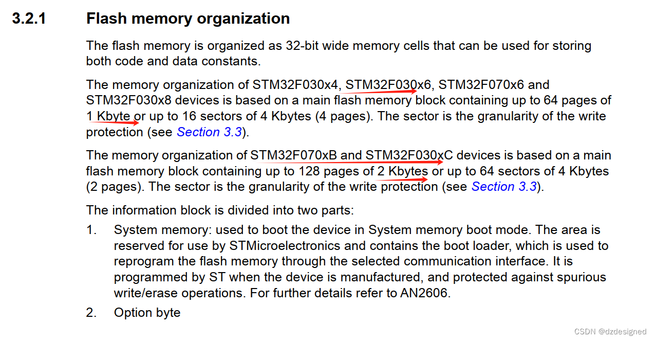 STM32F030 Flash 结构-CSDN博客