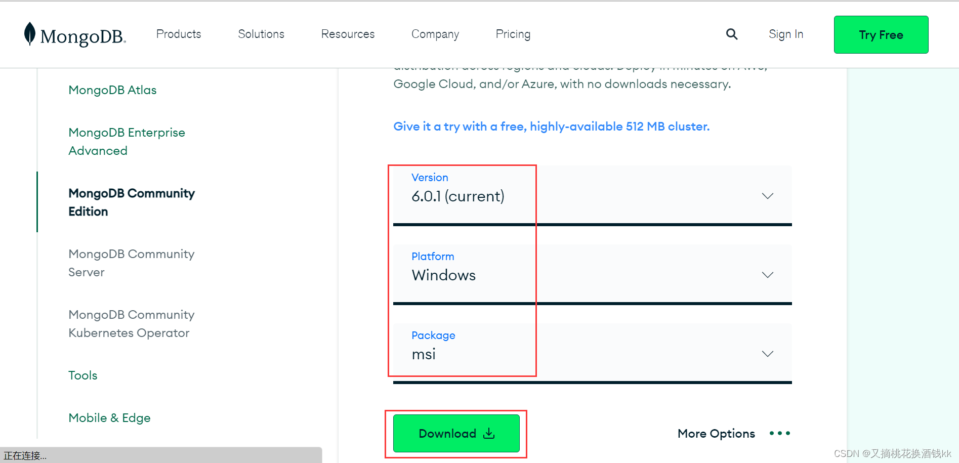 在windows中下载、安装和使用MongoDB_robomongo下载-CSDN博客