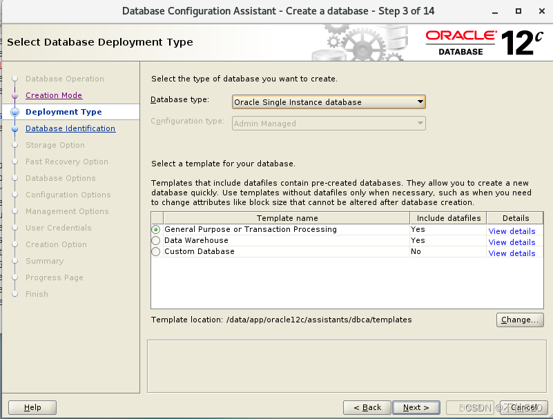 Oracle 12C centos7图形化安装_centos7安装oracle12c 图形化界面-CSDN博客