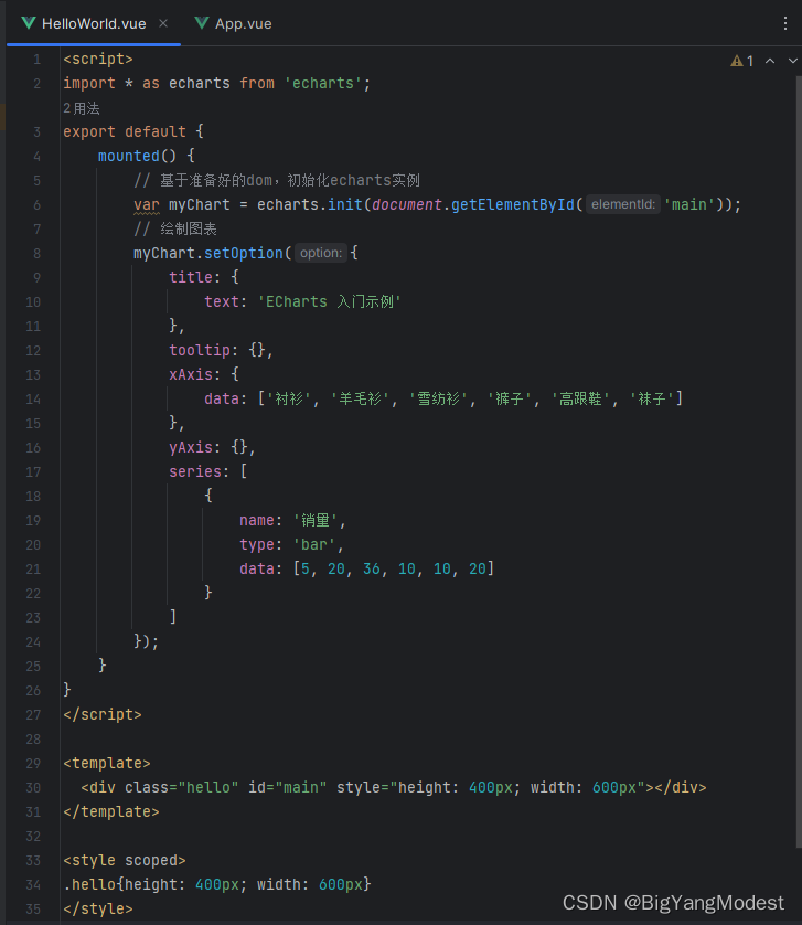Echarts数据可视化 Vue+SpringBoot+数据库 （一）_vue3和springboot前后端连接创建图表-CSDN博客
