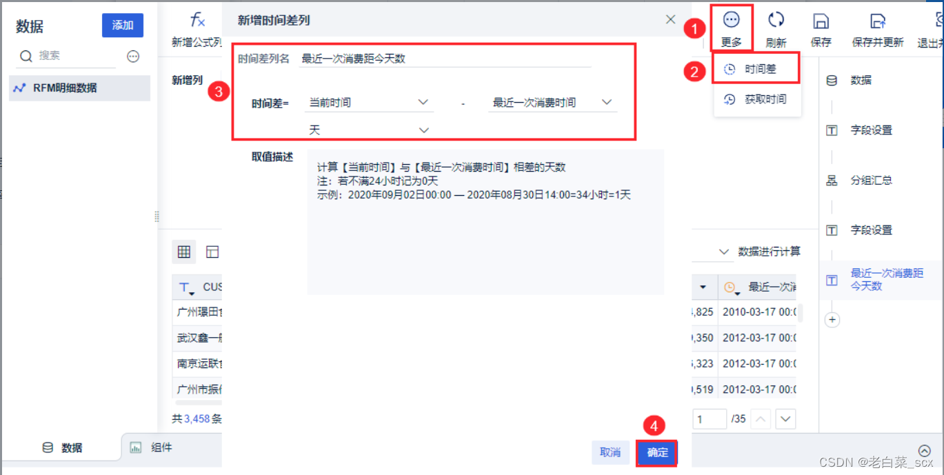 数据分析经典案例 Rfm客户价值分析(基于finebi工具分析)在线商店 Rfm数据分析 Csdn博客