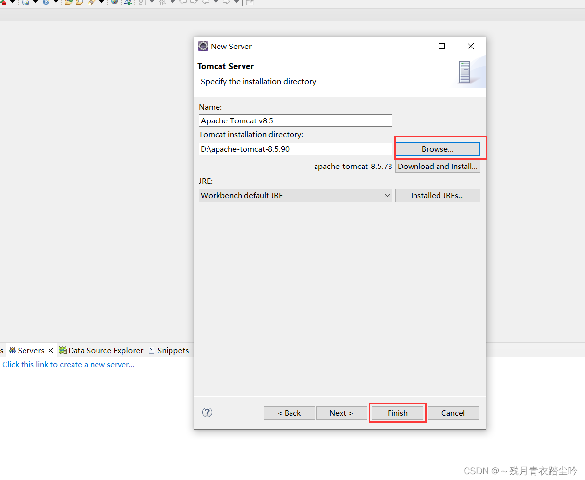 Windows10下Eclipse配置Tomcat8.5（超详细！）_eclipse tomcat8.5-CSDN博客