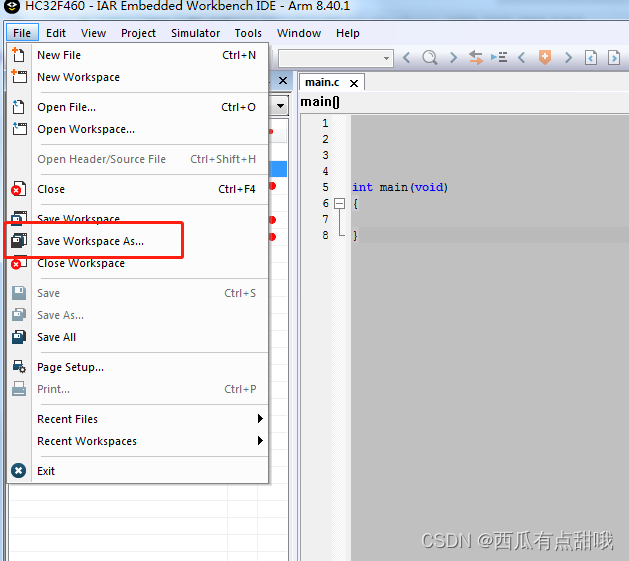 IAR平台下新建华大HC32F460单片机工程笔记_hc32f460工程-CSDN博客