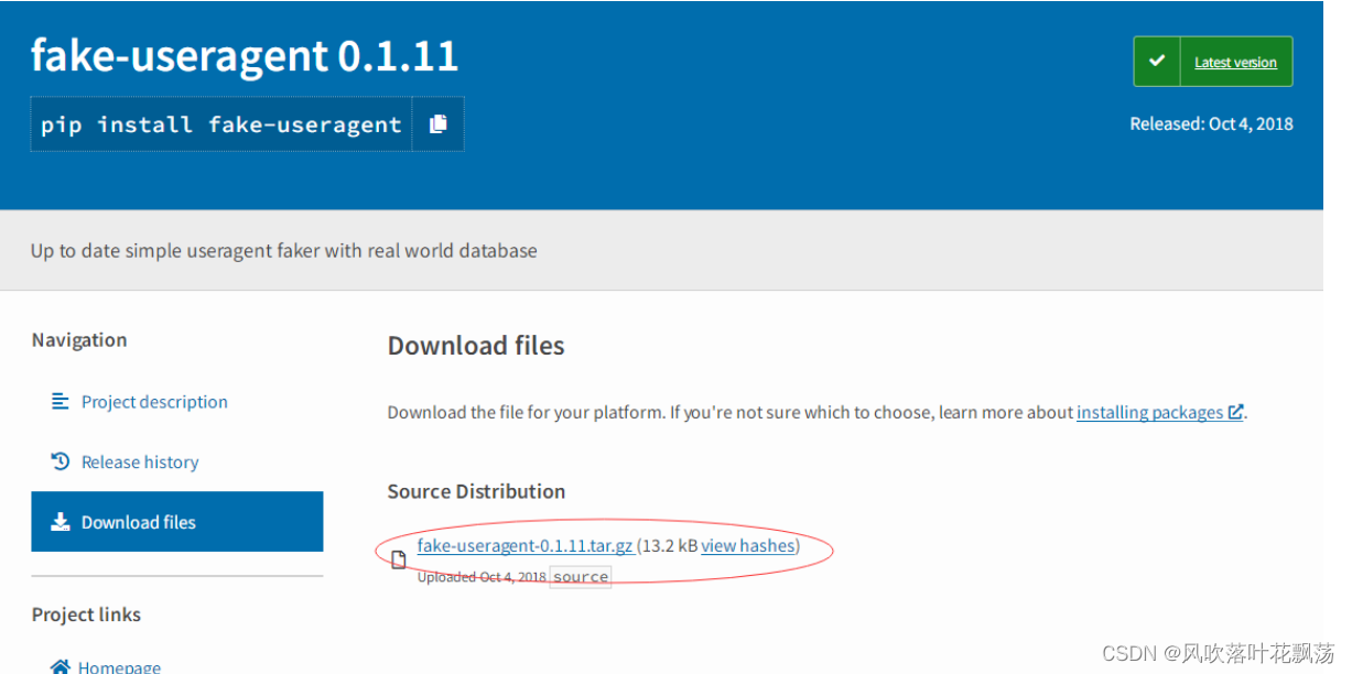 ModuleNotFoundError: No module named ‘fake_useragent‘_no module named 'useragent-CSDN博客