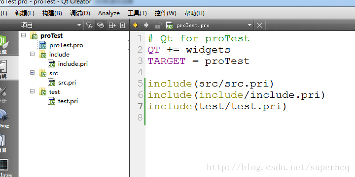 Qt工程的目录结构 （**）_qt 头文件引用目录规则-CSDN博客