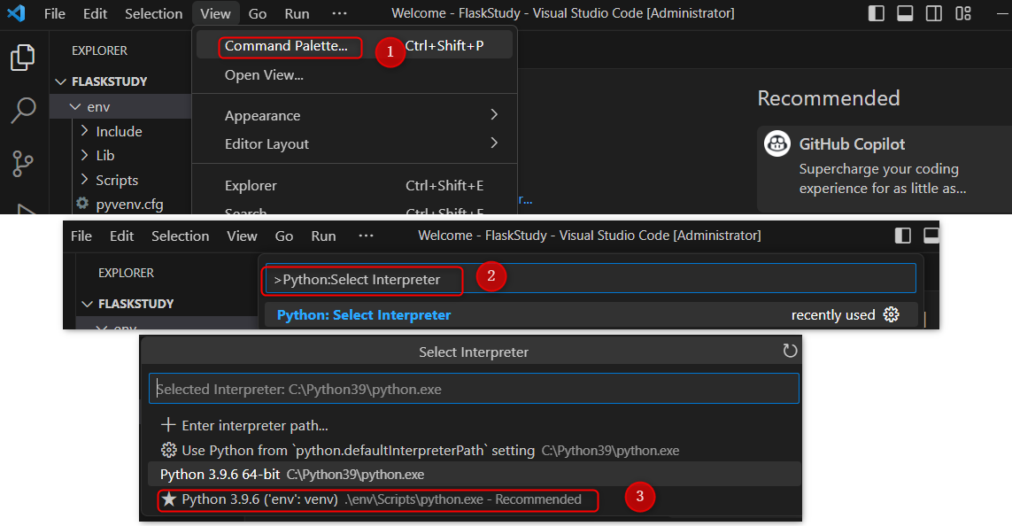 Flask+VSCode环境搭建_vscode安装flask-CSDN博客