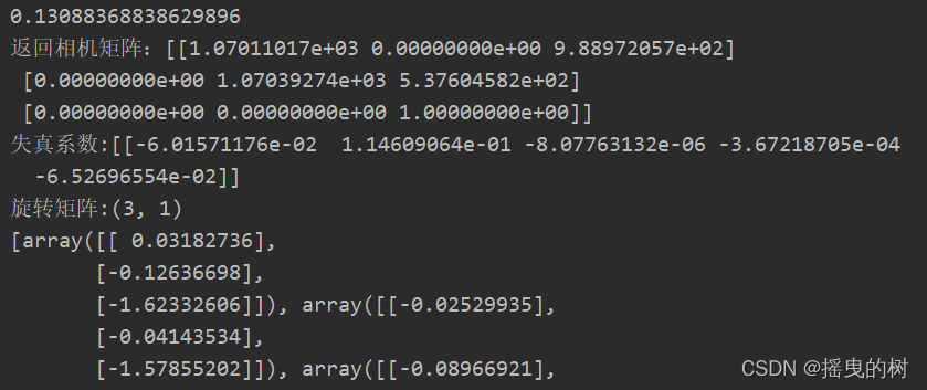【zed】从零开始使用zed相机(五):opencvpython实现相机标定(单目)cv2calibratecamera张氏标定法 Csdn博客