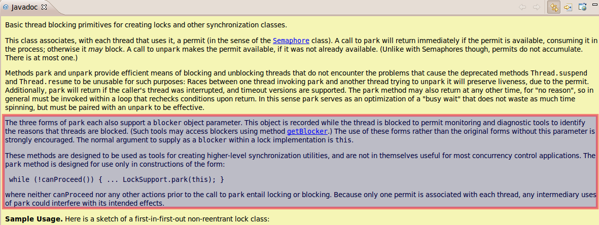 java.util.concurrent.locks.LockSupport 详解_java.util.concurrent.locks.locksupport.park-CSDN博客