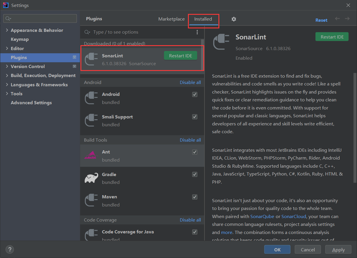 SonarLint_sonarlint离线安装-CSDN博客