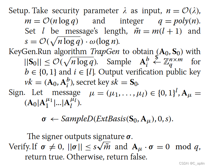 【论文阅读】A fully dynamic forward-secure group signature from lattice_boneh boyen shacham和零知识-CSDN博客