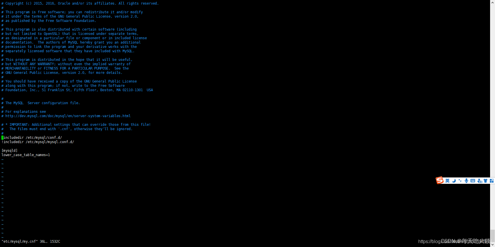 Linux下mysql设置大小写不敏感 Linux中mysql安装的时候设置不区分大小写设置 Csdn博客