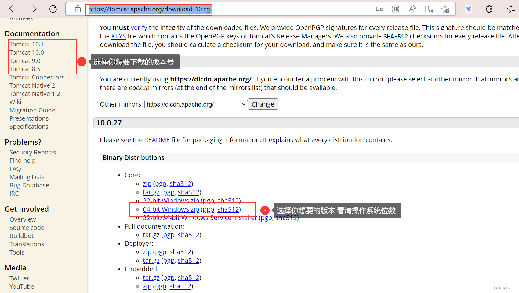 Tomcat下载,配置以及Tomcat8和Tomcat10快速切换_tomcat 10 国内下载-CSDN博客
