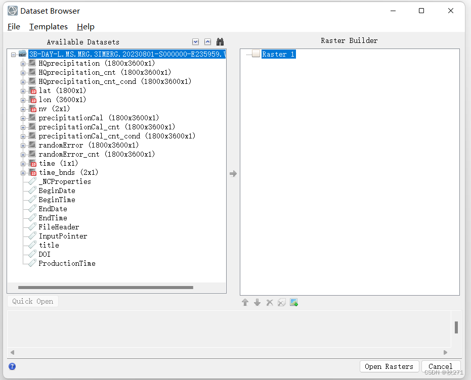 遥感IDL语言保姆式提取GPM日降水量栅格数据的方法_降水 栅格-CSDN博客