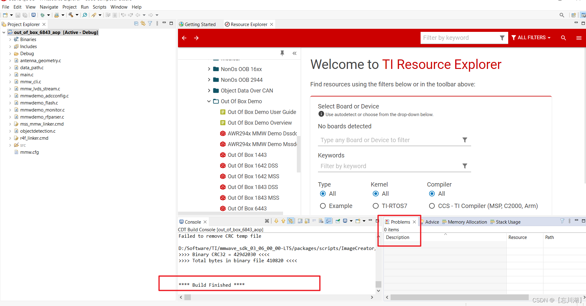 WIN10上安装CCS12.4和SDK3.6和RADAR-TOOLBOX 1.2_ccs12.4下载-CSDN博客