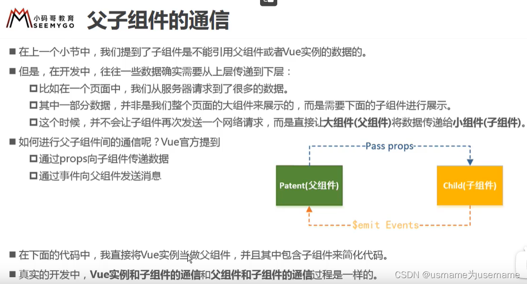 组件通信 父组件向子组件传递数据父组件想子组件传递数组 Csdn博客