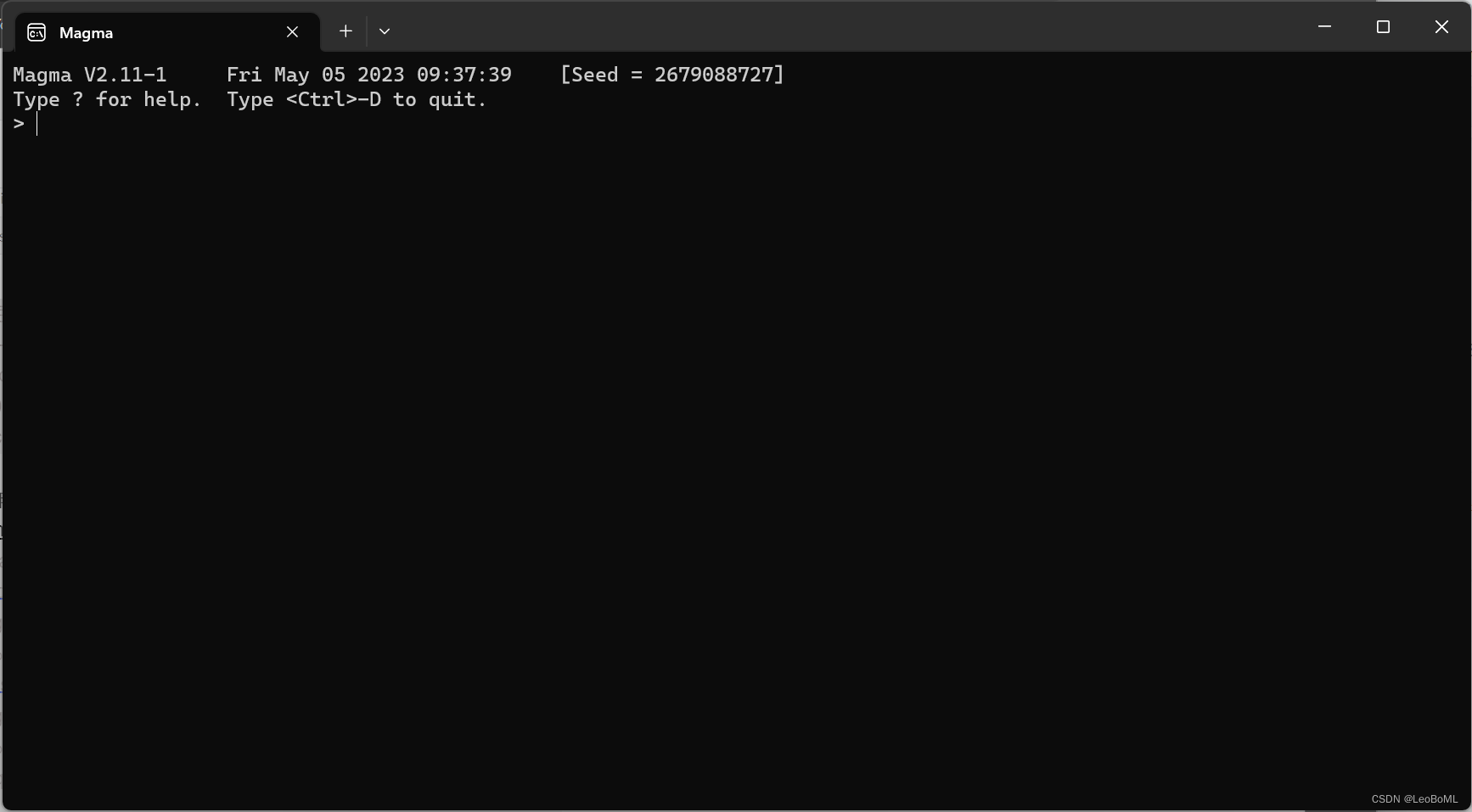 新的代数计算软件包——magmamagma软件 Csdn博客 