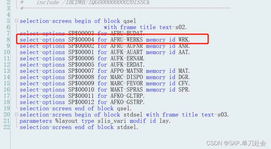 SAP：QUERY中SQ02增加选择屏幕权限控制_sap query自定义选择画面-CSDN博客