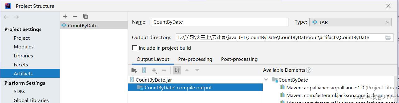MapReduce案例2_Countbydate_hadoop统计网站的访问次数的要求完成统计网站的访问次数代码和运行结果-CSDN博客