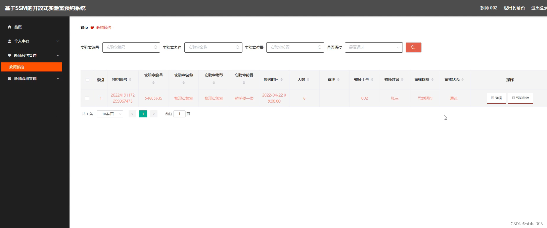 Java计算机毕业设计ssm基于ssm的开放式实验室预约系统77sa0(附源码、数据库)abo Ssm Csdn博客