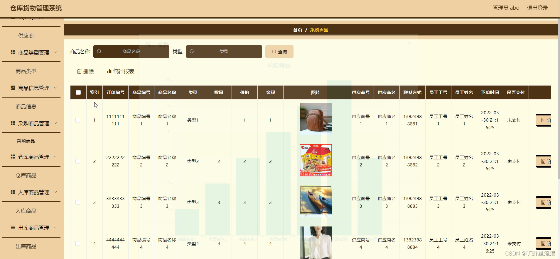 SSM毕设项目仓库货物管理系统aqy66（java+VUE+Mybatis+Maven+Mysql）_ssm货物管理系统-CSDN博客