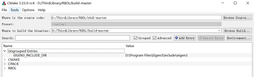 【RBDL】——Windows下cmake配置_rbdl windows-CSDN博客