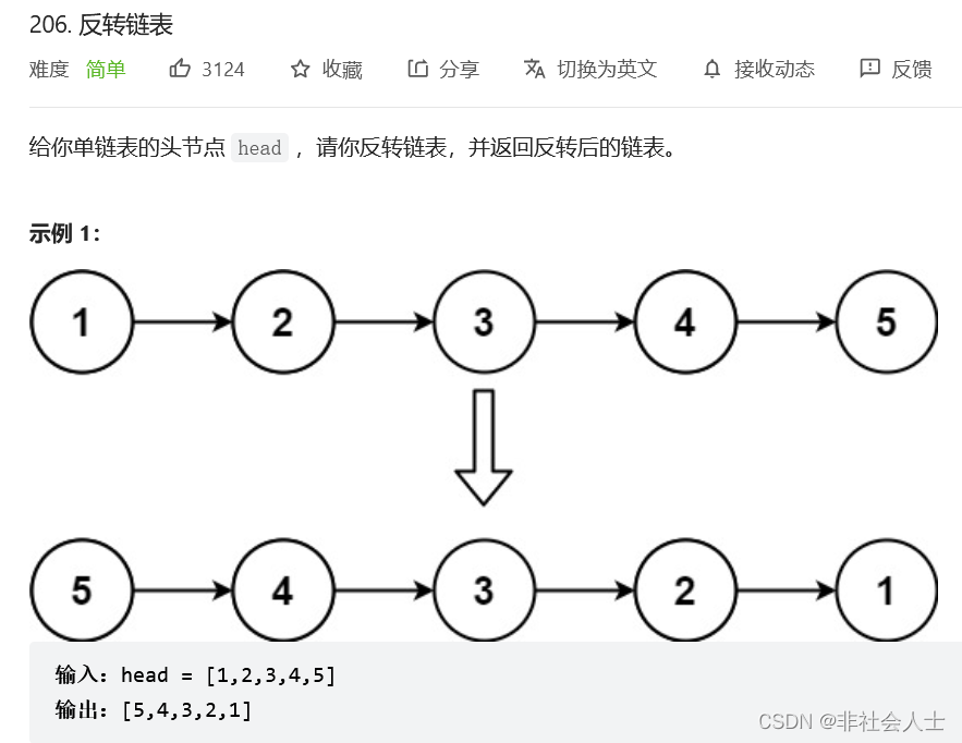 3链表1 移除链表元素、设计链表、反转链表链表 Listnodeint X Listnode Next Valx Next Csdn博客