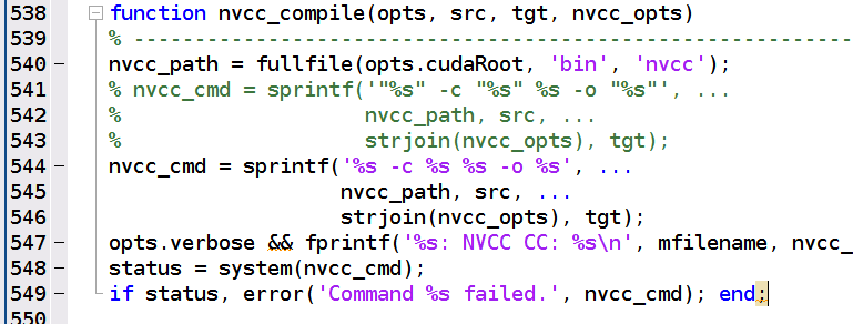 MatConvNet编译报错：Error using mex nvcc fatal : Unsupported gpu architecture ‘compute_20‘ 解决办法 ...