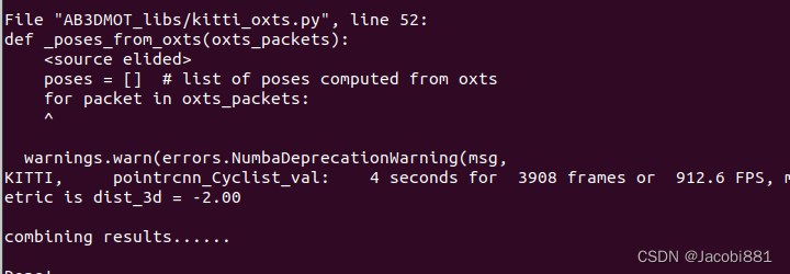 ubuntu18.04配置AB3DMOT多目标跟踪算法，详细配置流程_ab3dmot环境配置-CSDN博客