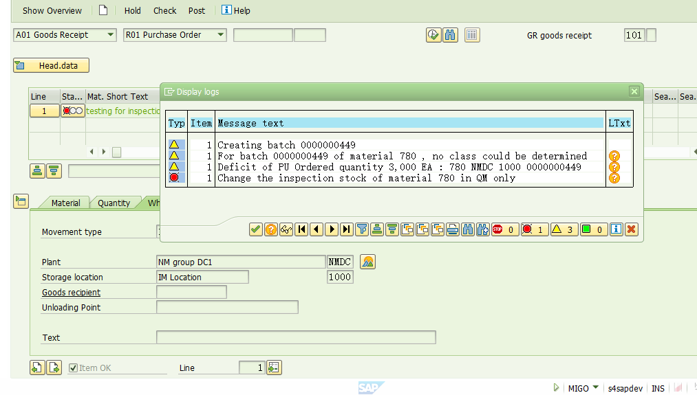 SAP QM初阶之物料主数据QM视图里的Preferred Inpspection Type_sap-qm10里面exception栏交通灯 ...