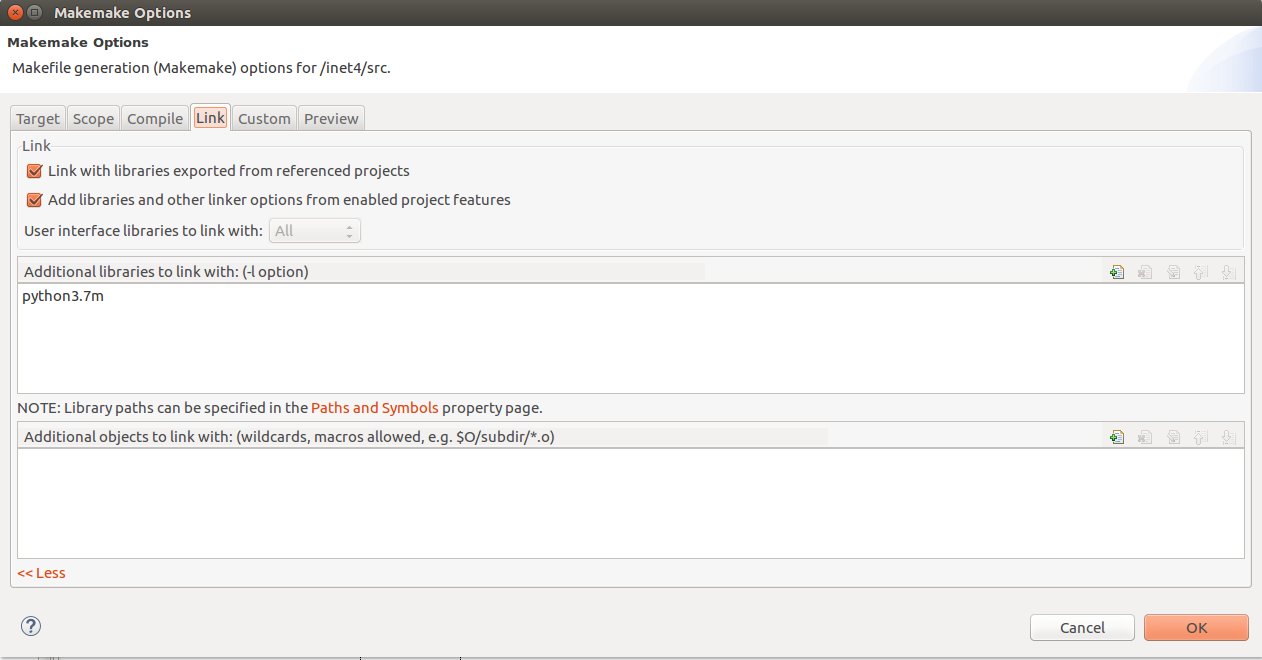 Ubuntu16.04 OMNeT++配置 C++调用Python和TensorFlow_omnet python-CSDN博客