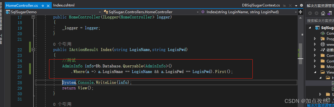 Aspnet Core Mvc 配置sqlsugar (core 31)版本configureservices Sqlsugarcore Csdn博客