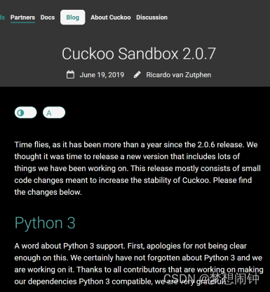 Cuckoo沙箱调研_cukcoo-CSDN博客