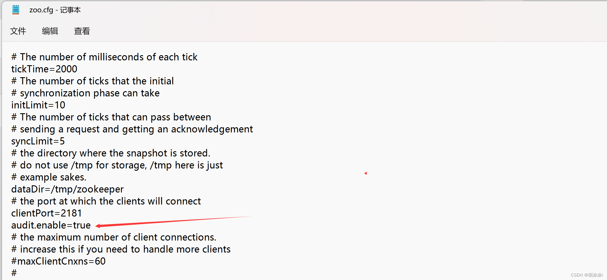 Zookeeper audit is disabled-CSDN博客