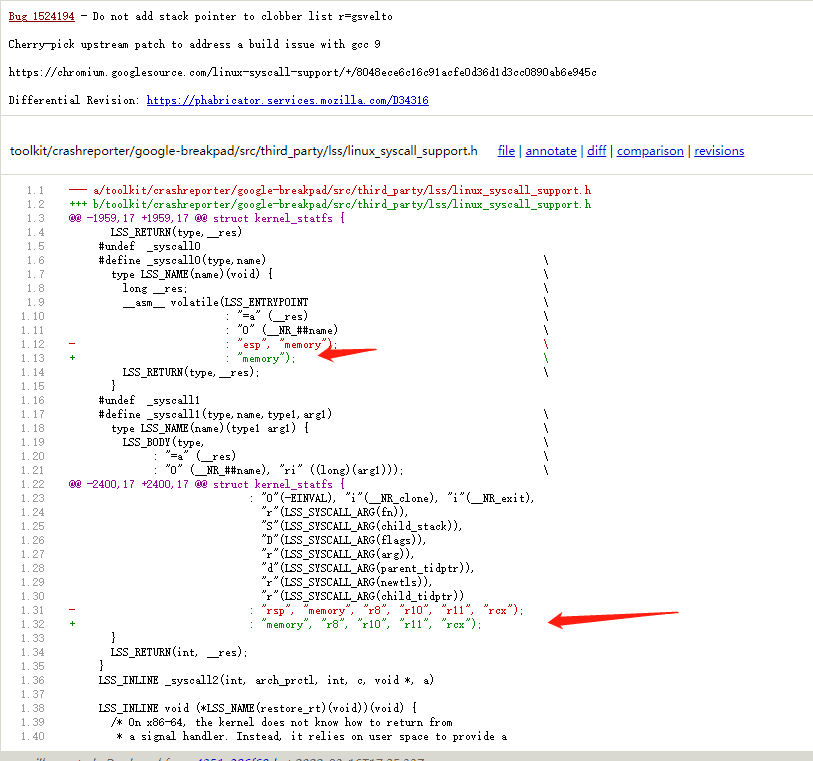 qBreakpad dump分析工具编译错误问题_listing the stack pointer register ‘rsp’ in a clob-CSDN博客