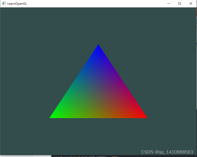 Opengl实例五：渲染三角形的三个顶点shader 片渲染 三个定点 Csdn博客 