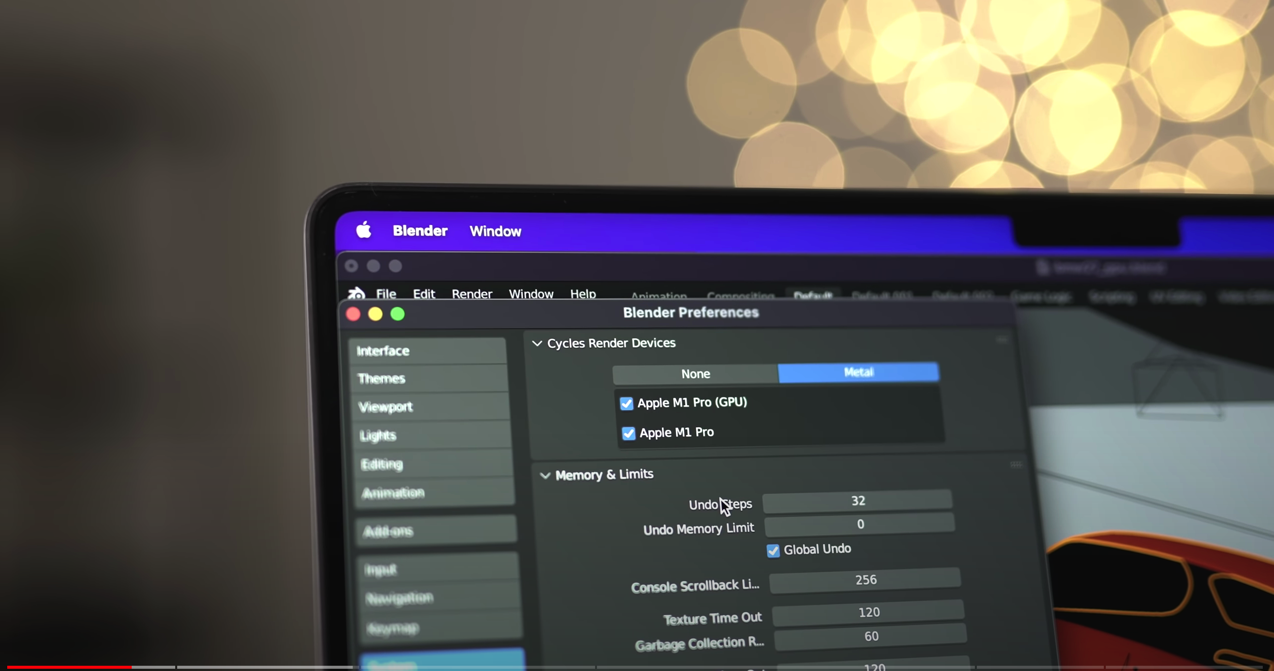 Metal Blender3.1 GPU渲染 M1 Pro与RTX3060对比_m1pro芯片blander够用吗-CSDN博客