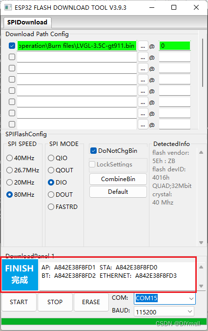 【ESP32-3248S035】通过espressif工具烧录程序_esp32烧录工具-CSDN博客