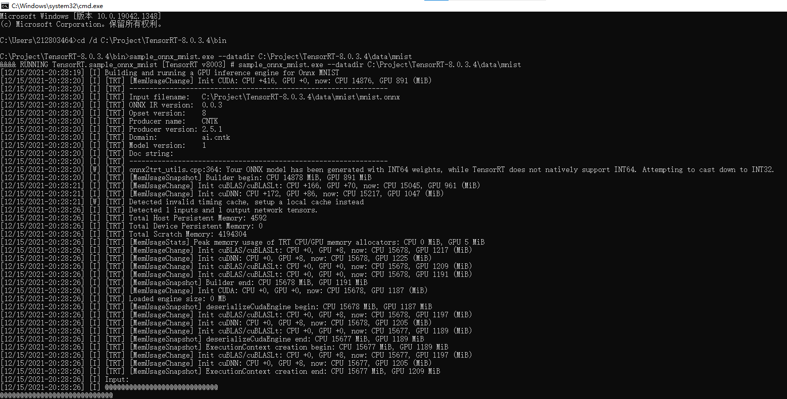 【TensorRT】win10安装tensorRT8.0.3.4+cudnn8.2.1+cuda10.2+利用opencv自己导入图像进行推理-CSDN博客