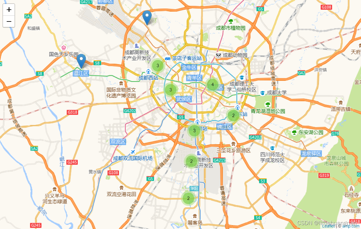 用leaflet做地图数据分析与可视化_leaflet可视化-CSDN博客