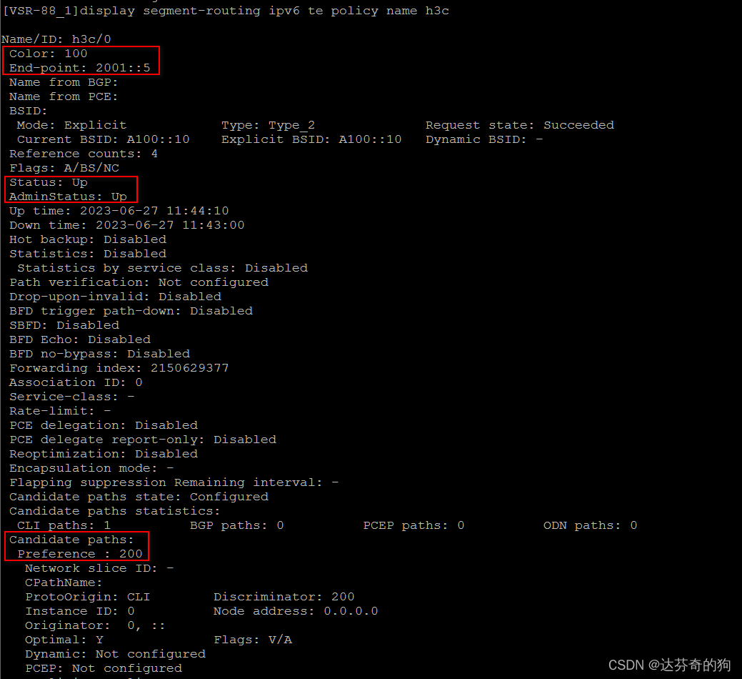SRv6 Traffic-Engineering Policy模拟实验（H3C Cloud Lab）_h3c srv6 policy-CSDN博客